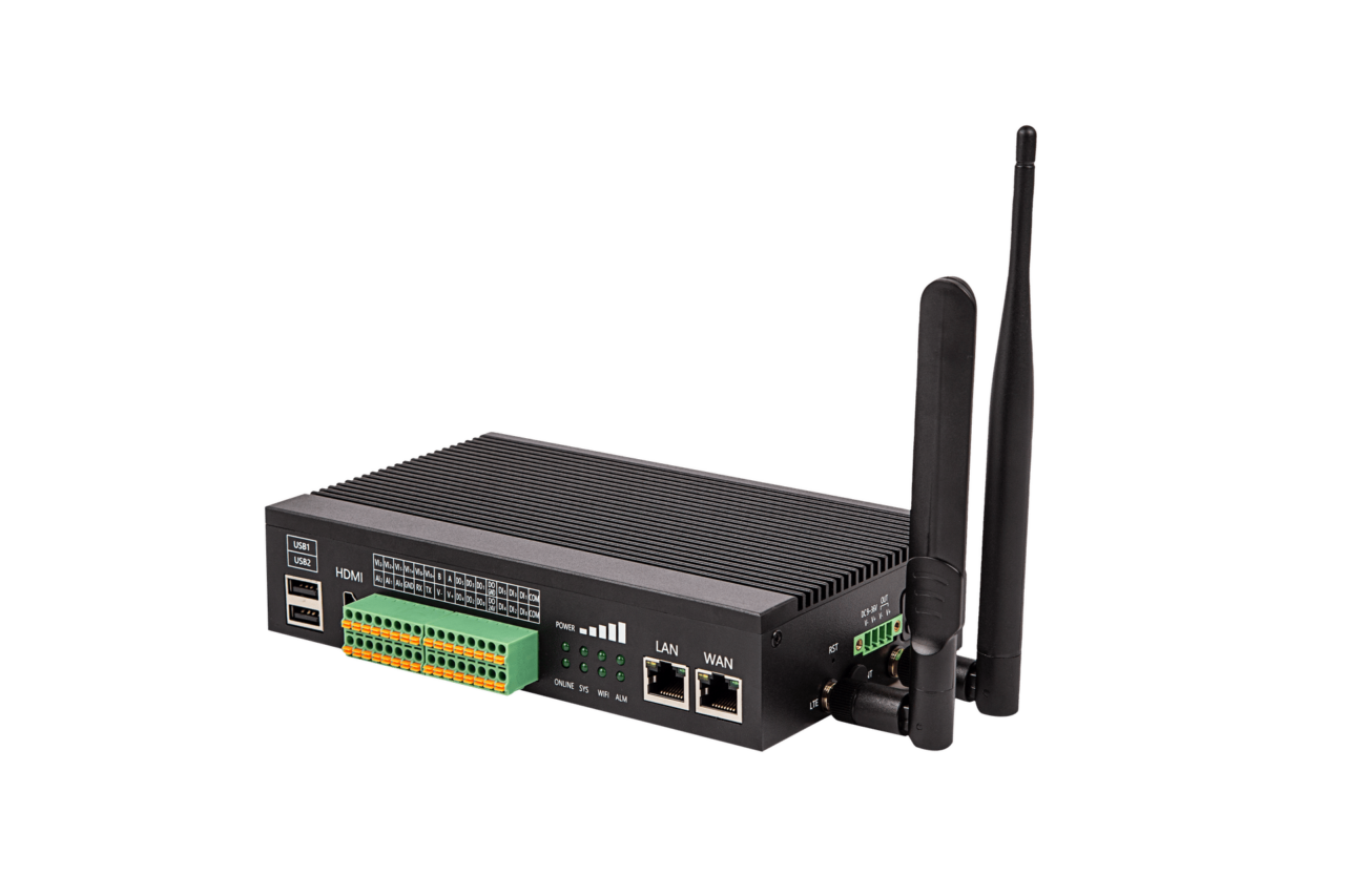 Industrial edge computer, 4G/LTE IIoT gateway and DTU modem